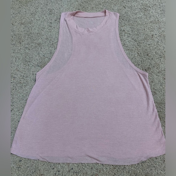 ALO Yoga | Tops | Alo Yoga Blush Pink Ribbed Muscle Tank Size Small ...